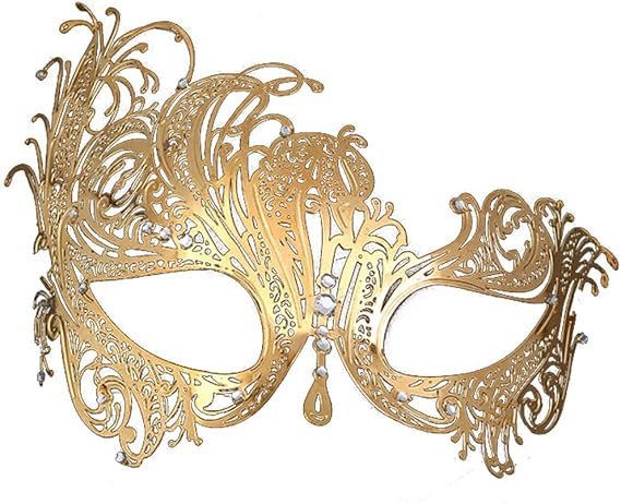 Maska maskaradowa dla mężczyzn, diamentowa maska imprezowa, elegancka ...