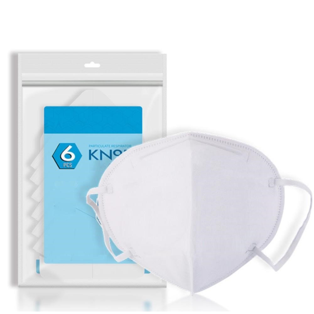 Maska ochronna KN95 FFP2 respirator - 6 sztuk | Sklep EMPIK.COM