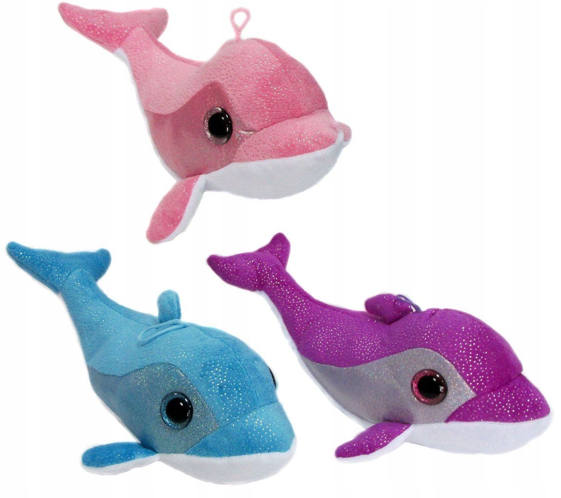 Maskotka Delfin 3 kolory - 25cm - Sun-Day | Sklep EMPIK.COM