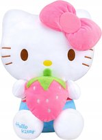 Maskotka Hello Kitty z truskawką 30 cm – pluszowa przytulanka dla ...