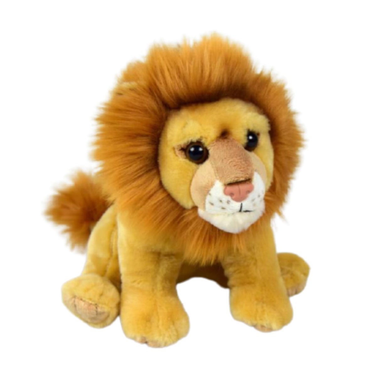 Maskotka Lew Siedzący Pluszak 20cm Miękka Przytulanka Miś Zwierzątko ...