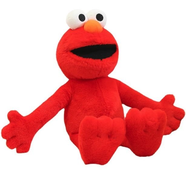 MASKOTKA MUPPET ULICA SEZAMKOWA ELMO PLUSZAK PRZYTULANKA DLA DZIECI RED ...