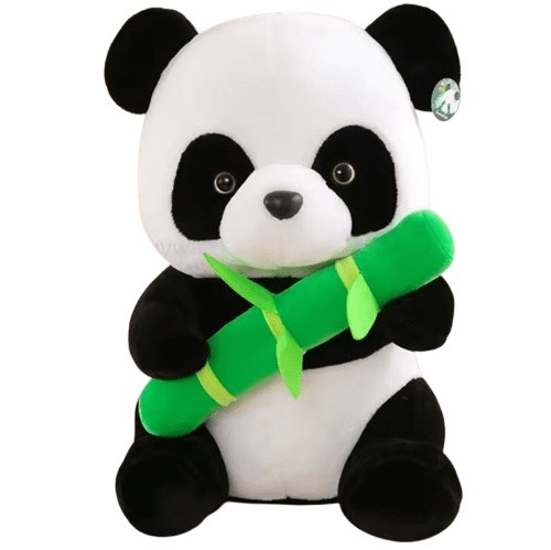 Maskotka pluszak duża PANDA z bambusem 40 cm - myHomelife | Sklep EMPIK.COM