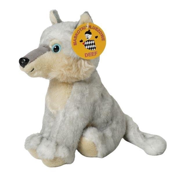 Maskotka Pluszak Przytulanka Wilk Jasny 21 cm Deef - Inna marka | Sklep ...