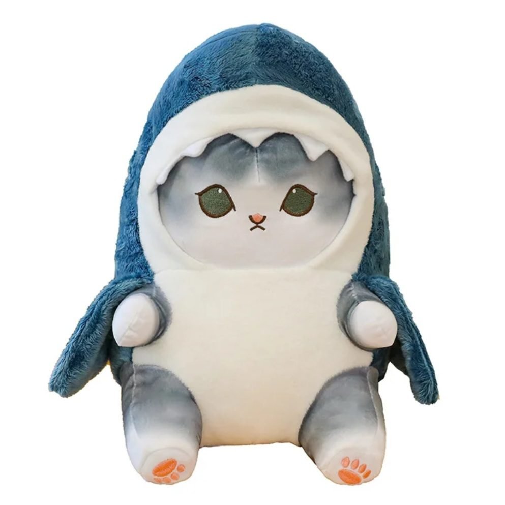 Maskotka Pluszak Słodki Kot Mofusand Przebrany Za Rekina - Inna marka ...