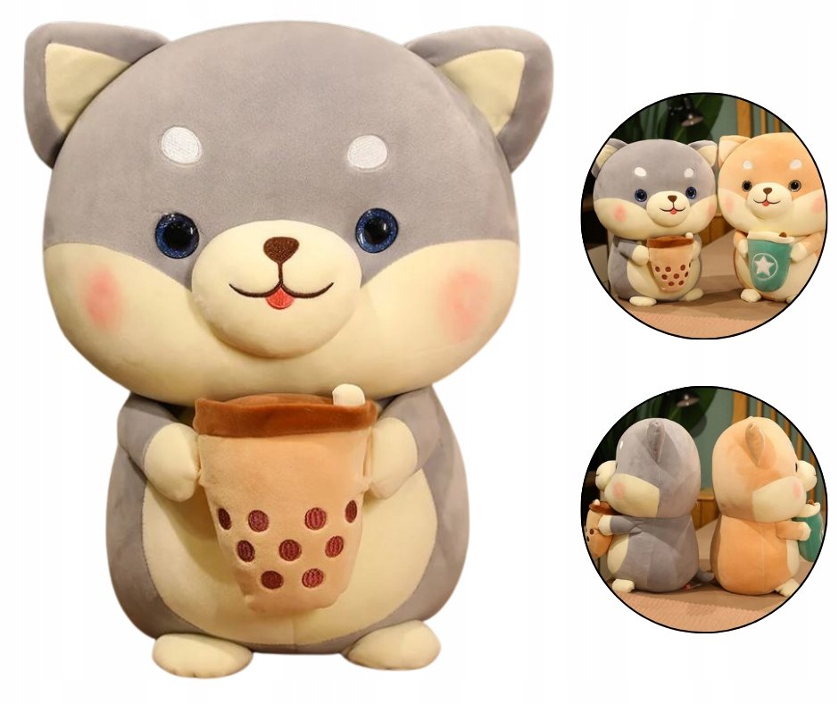 Maskotka Pluszowa Pluszak Piesek Przytulanka Pies Corgi Shiba Akita ...