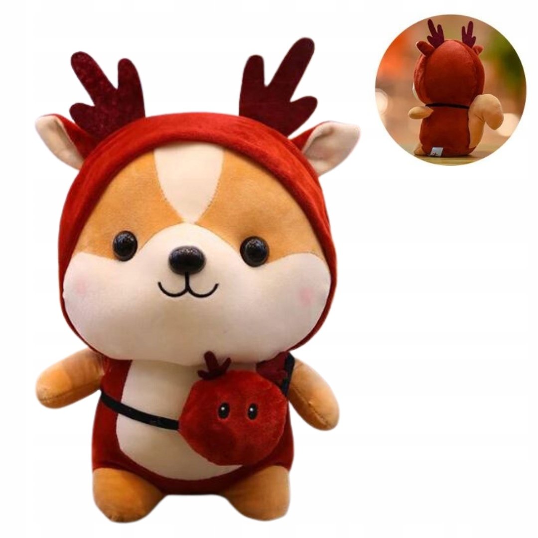 Maskotka Pluszowa Pluszak Wiewiórka Przytulaka Pies Corgi Shiba Renifer ...