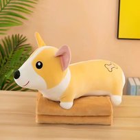 Maskotka Przytulak Pluszak Poduszka + Kocyk Corgi - Piccolo | Sklep ...