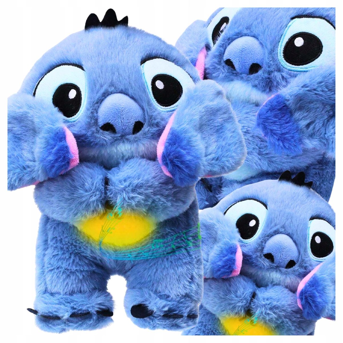 Maskotka Stitch Miś Szumiący Miś Przytulanka Oddychająca Uspokajacz ...