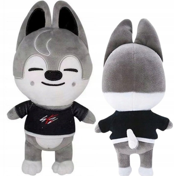MASKOTKA STRAY KIDS WILK 25cm WOLF CHAN SKZOO ZABAWKA PLUSZAK PREZENT ...
