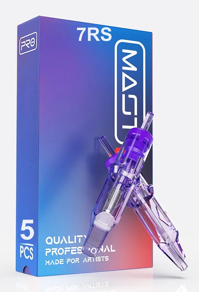 MAST PRO Komplet Kartridże Igły modułowe do Tatuażu 5x 7RS makijażu ...