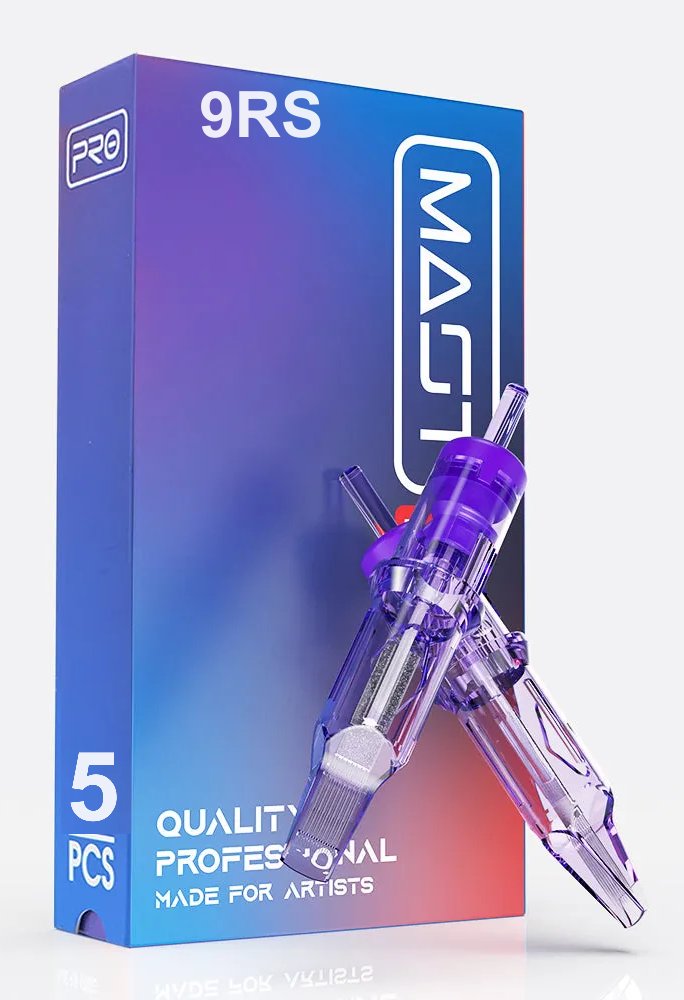 MAST PRO Komplet Kartridże Igły modułowe do Tatuażu 5x 9RS makijażu ...