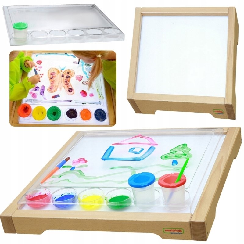 Masterkidz Rama Sensoryczna - Panel Led + Przezroczysta Taca Do ...