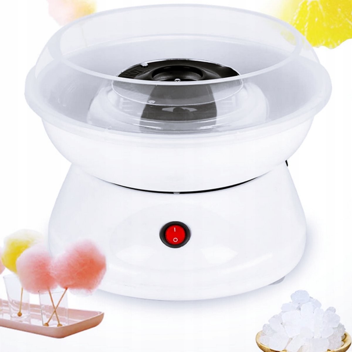 Maszyna Do Waty Cukrowej Wata Cukrowa Maszynka + Patyczki Do Robienia ...