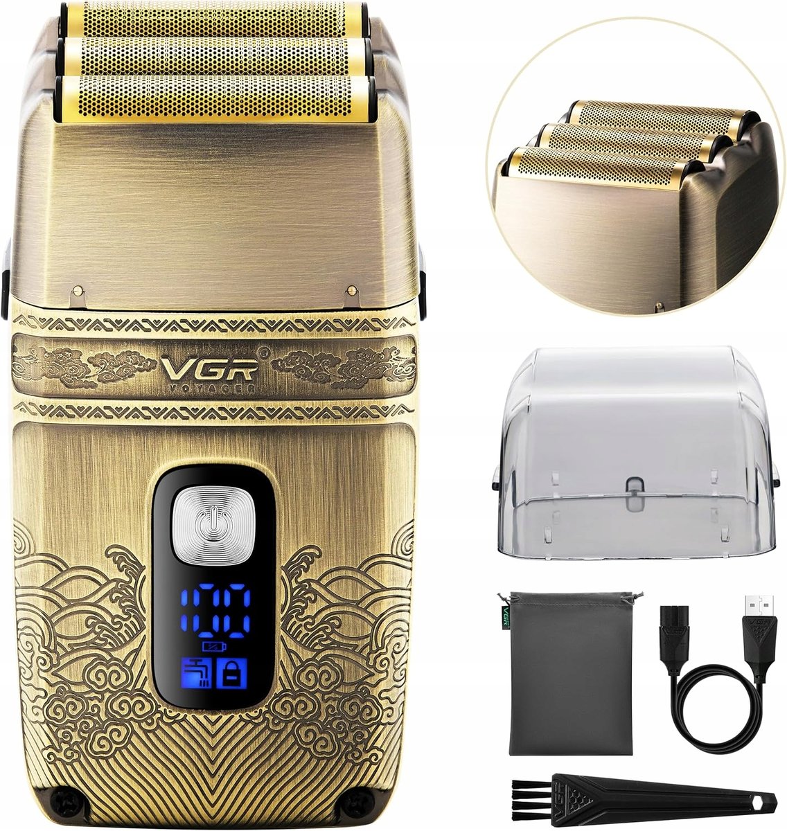 Maszynka Do Golenia Vgr V-335 Voyager Potrójne Ostrze Ipx6 + Etui - VGR | AGD Sklep EMPIK.COM