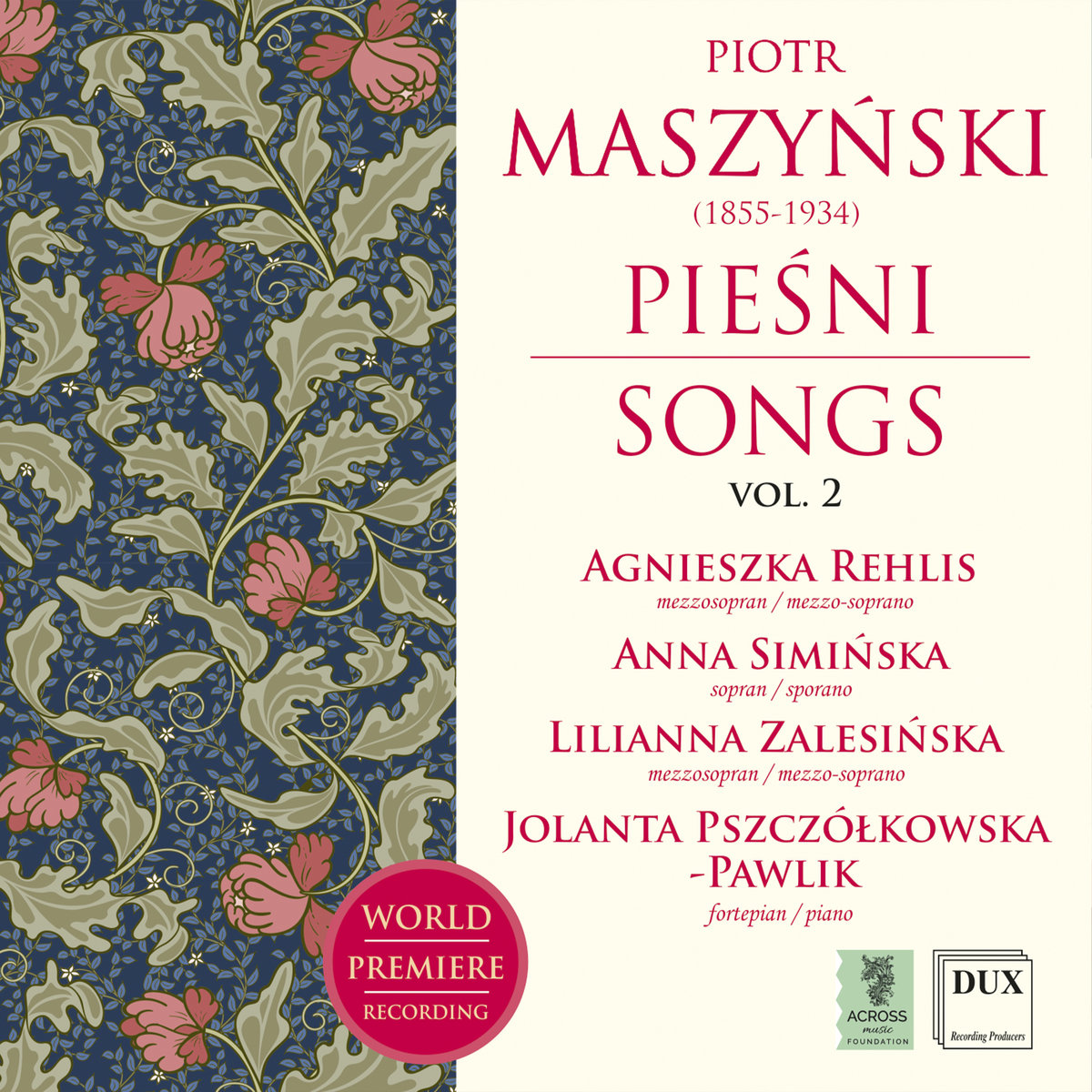Maszyński: Pieśni-Songs Volume 2 - Rehlis Agnieszka | Muzyka Sklep ...