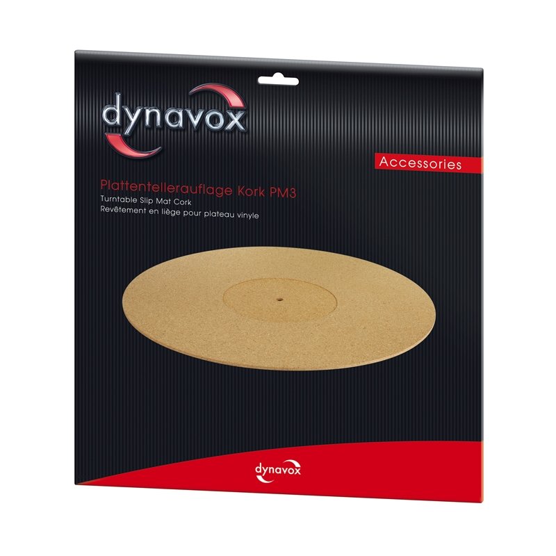 Mata do gramofonu - korkowa DYNAVOX PM3 z wgłębieniem na label ...