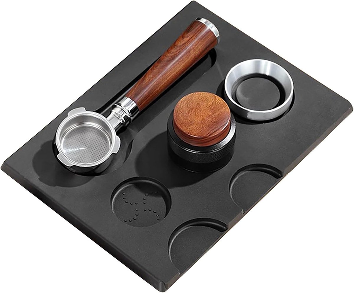 Mata do ubijania espresso, duża mata do ubijania z krawędzią narożną ...