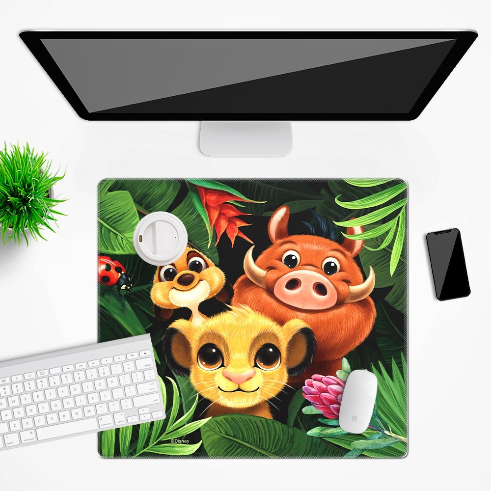Mata na biurko Disney Simba i Przyjaciele - 50x45 cm - Kemis - House of ...