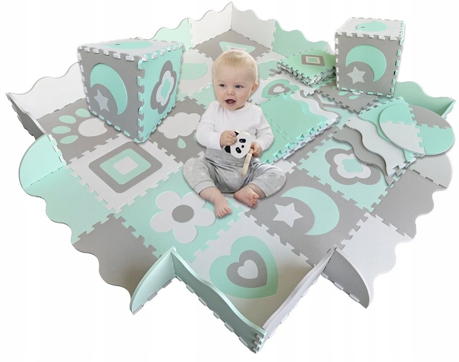 Mata Puzzle Piankowe Edukacyjna Duża Gruba 36szt - Active Hobby | Sklep ...