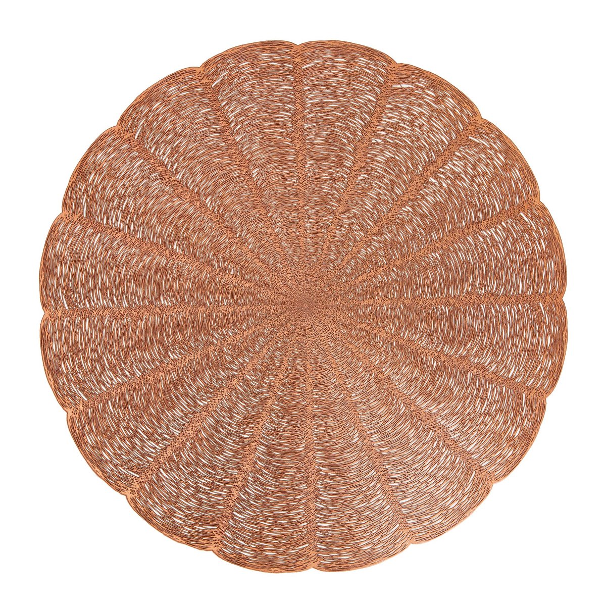 Mata stołowa Glamour PVC/PS Okrągła 38 cm miedziany AMBITION - Ambition ...