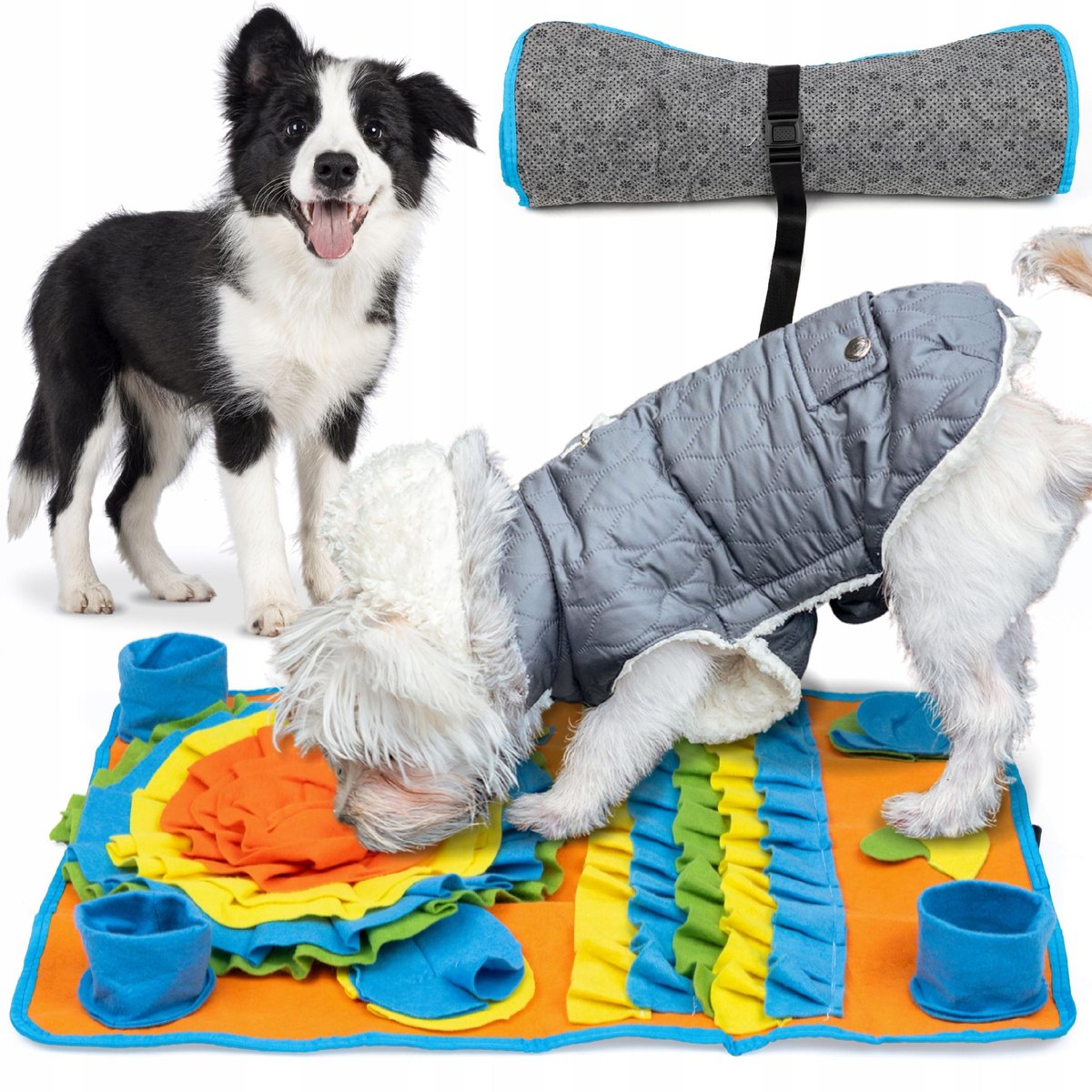 Mata Węchowa Dla Psa I Kota Zabawka Edukacyjna Na Przysmaki Gra 50 X 70 ...