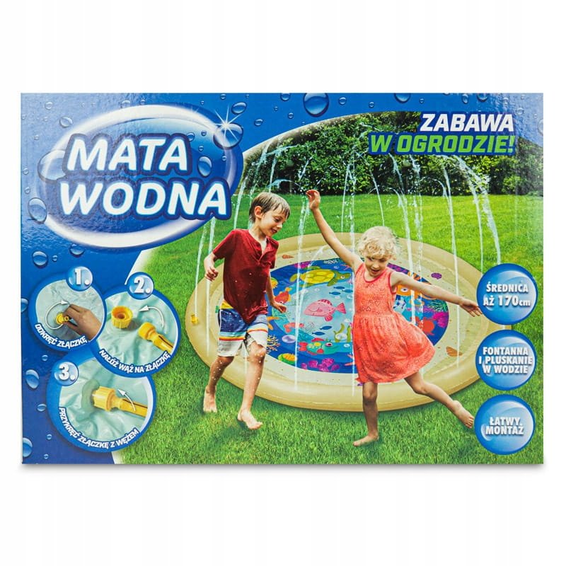 Mata wodna do zabawy dla Dzieci 170 cm Rybki - JOINCO | Sklep EMPIK.COM