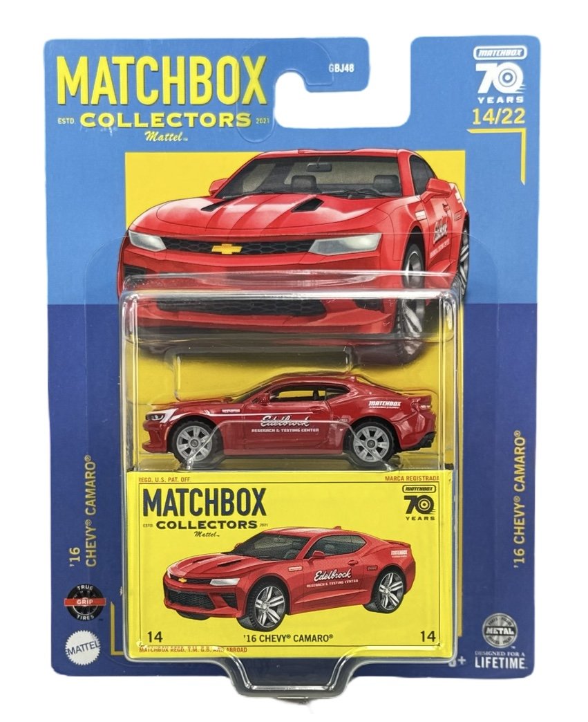MATCHBOX COLLECTORS '16 CHEVY CAMARO 14/22 HLJ61 - Matchbox | Sklep ...