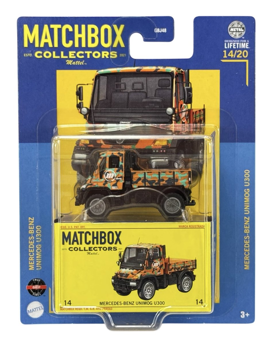 Matchbox Collectors Mercedes-Benz Unimog U300 14/20 Hvw09 - Matchbox ...