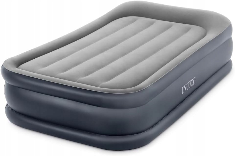 MATERAC DMUCHANY INTEX 191x99x42 CM DURA-BEAM Z POMPKĄ I PODUSZKĄ ...