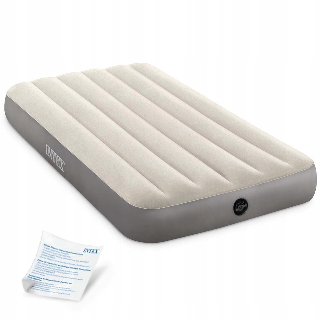 Materac dmuchany turystyczny jednoosobowy INTEX 64101 191cm - Intex ...