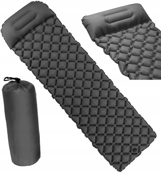 MATERAC DMUCHANY TURYSTYCZNY MATA DO SPANIA 190cm x 58cm + ZESTAW ...