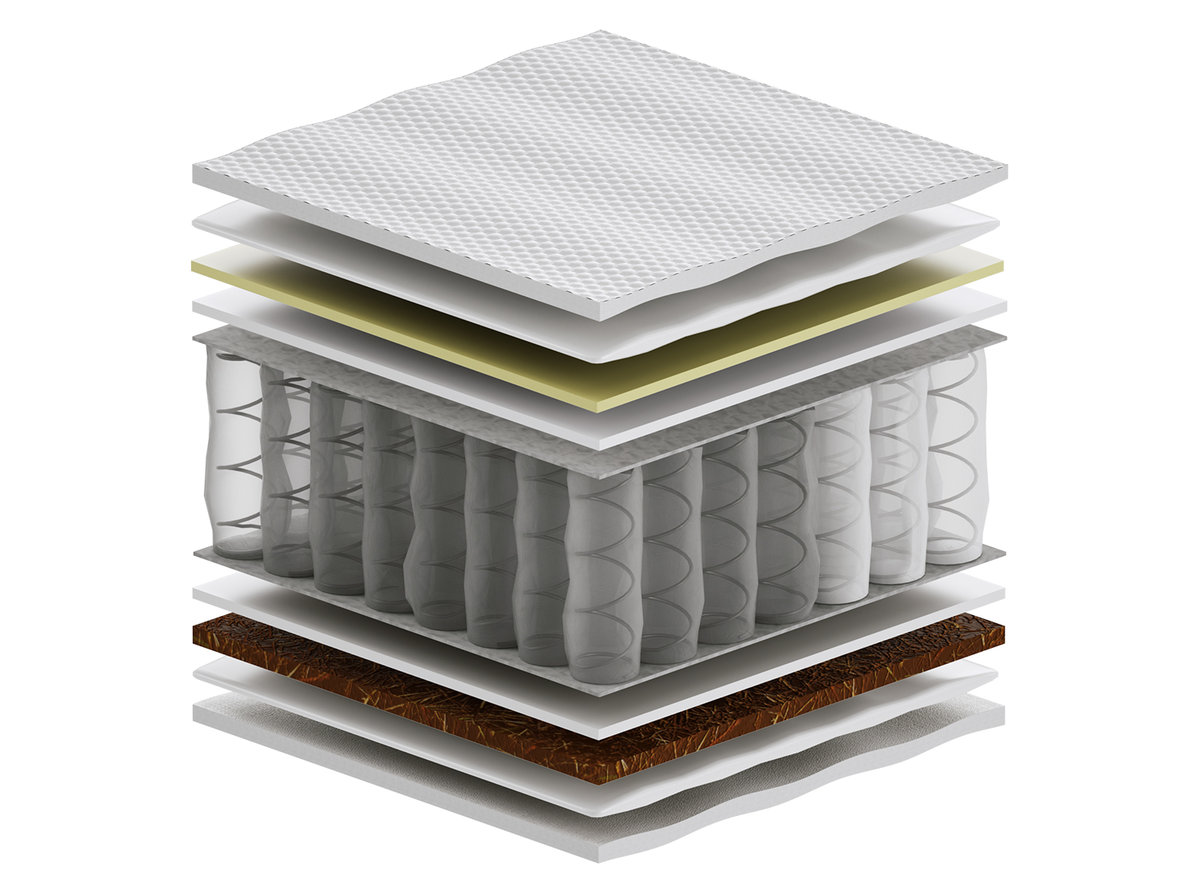 Materac kieszeniowy 100x140 cm Sennes Zeta Max Plus H2/H3 - Sennes | Sklep EMPIK.COM