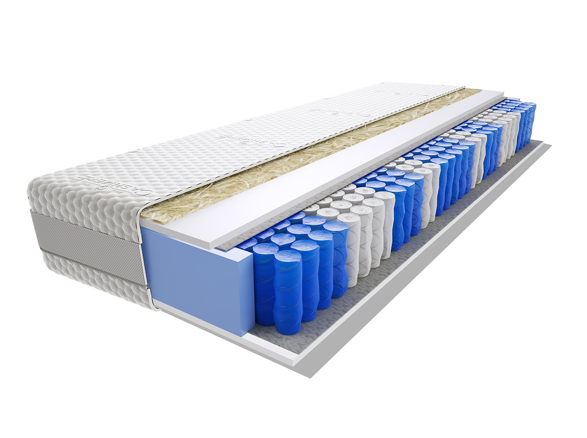 Materac kieszeniowy 160x190 cm Kaszmirowysen Devi Mini H2 - Kaszmirowysen | Sklep EMPIK.COM