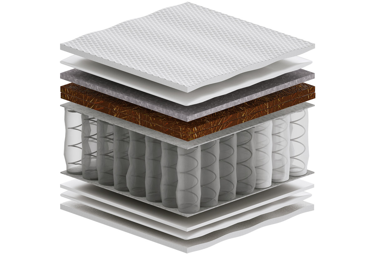 Materac kieszeniowy 195x220 cm Sennes Simona Max Plus H2/H4 - Sennes ...