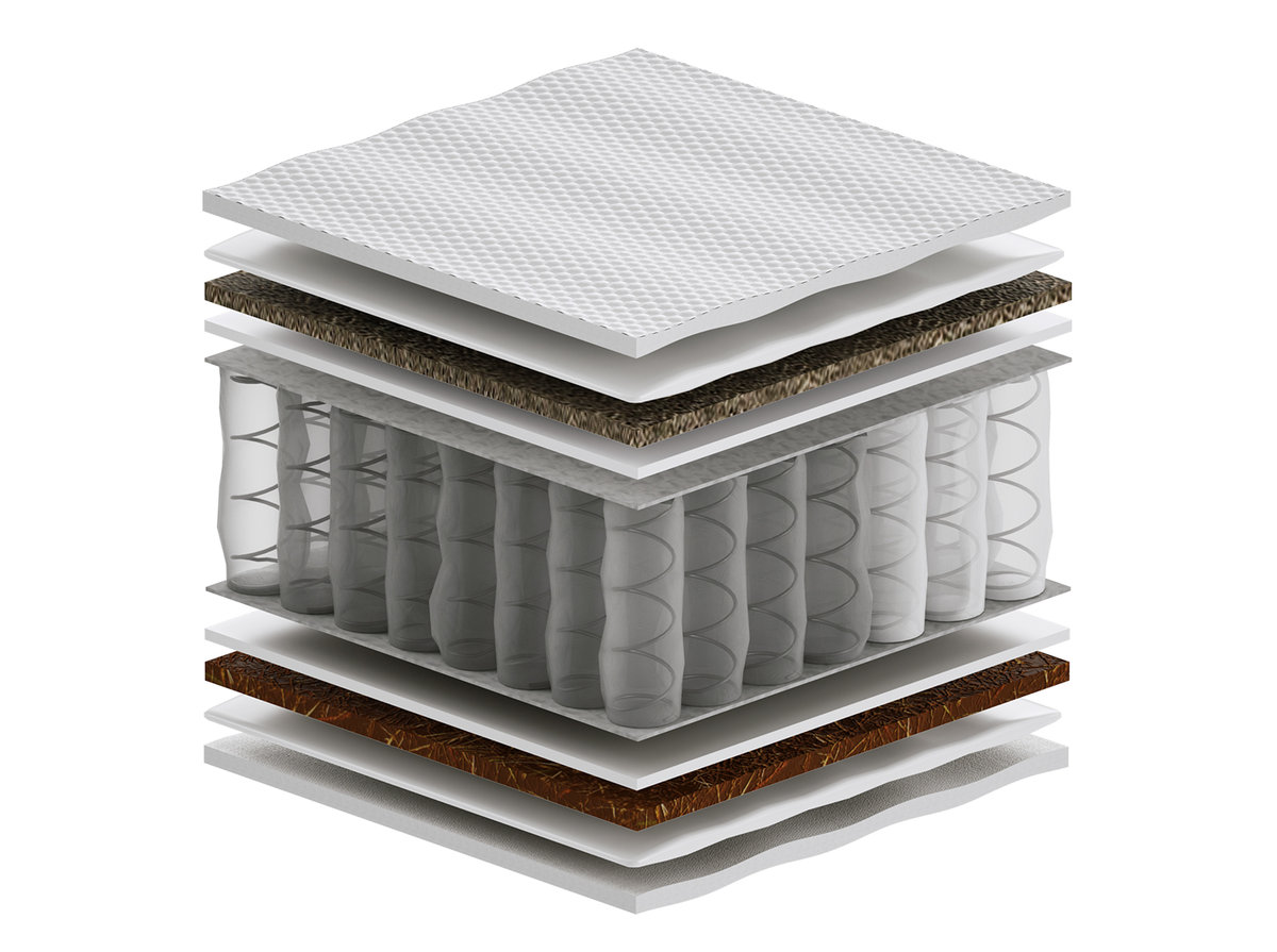 Materac kieszeniowy 65x230 cm Sennes Kronos Trawa H3 - Sennes | Sklep EMPIK.COM