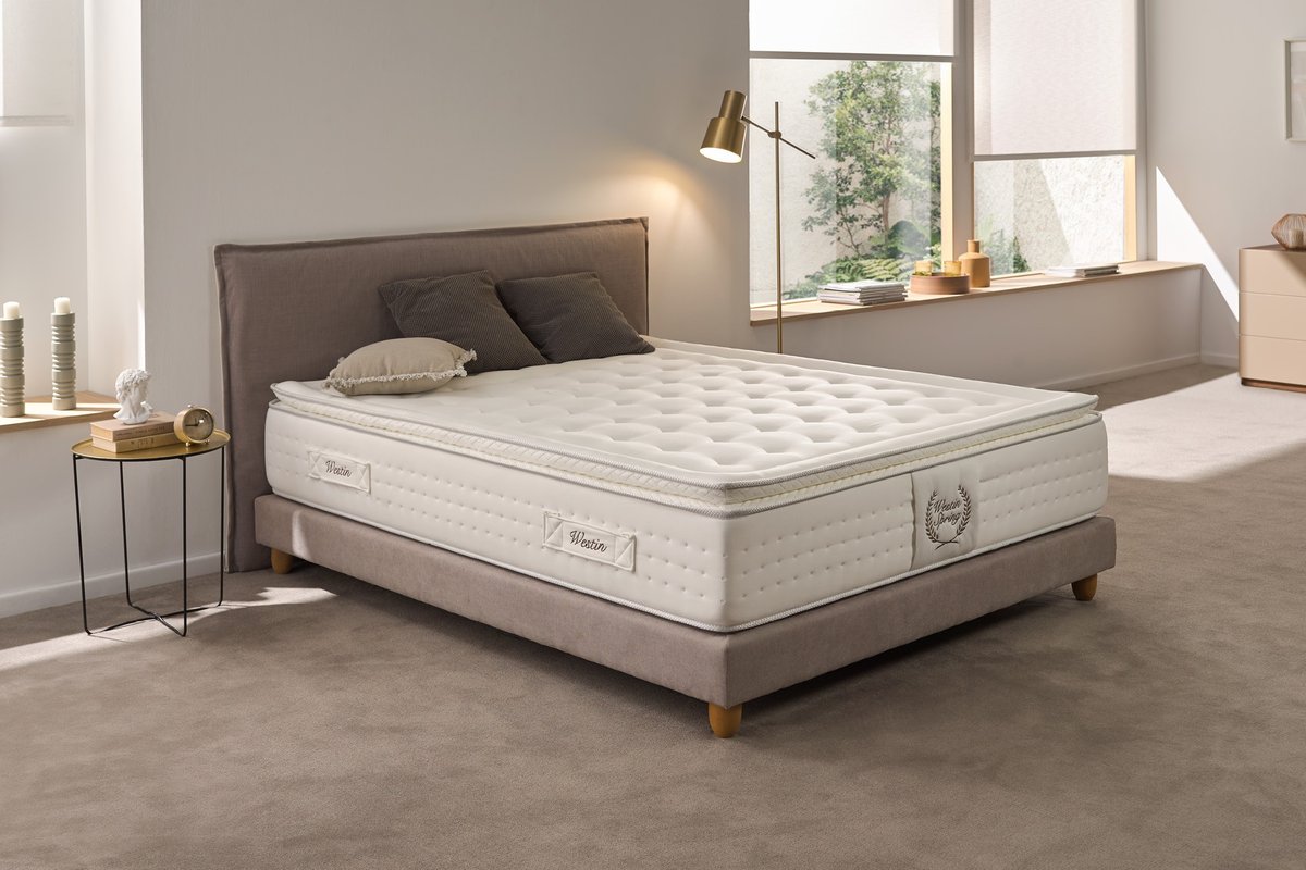 Materac kieszeniowy 90x190 cm Moonia Westin Spring H3/H4 - Moonia | Sklep EMPIK.COM