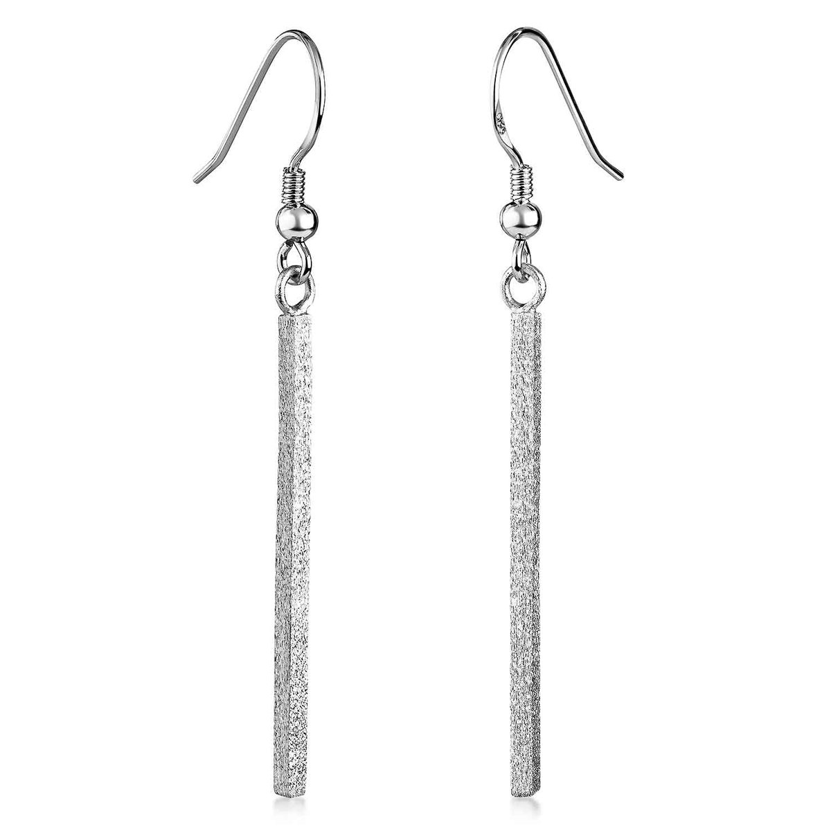 Materia #So-80 Kolczyki Wiszące Ze Srebra Próby 925 – Damskie Kolczyki ...