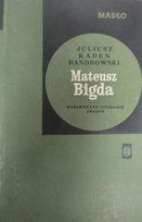 Mateusz Bigda Masło - Opracowanie zbiorowe | Książka w Empik