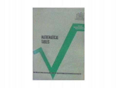 Mathematical tables - Opracowanie zbiorowe | Książka w Empik