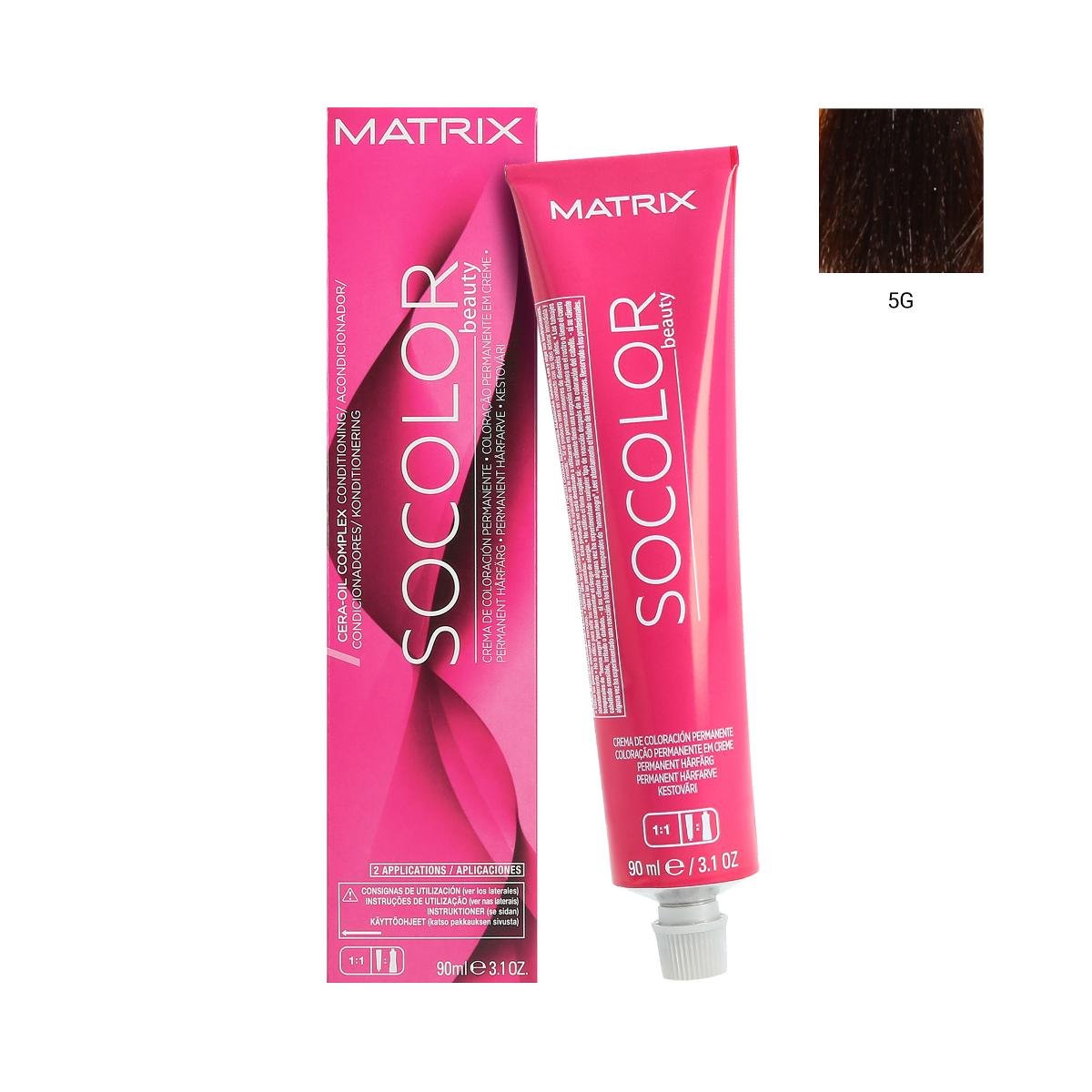 Matrix, Socolor Beauty, farba do włosów (5G), 90 ml | Sklep EMPIK.COM