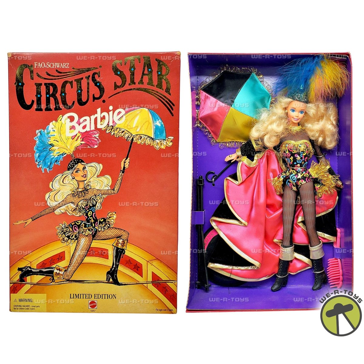 Mattel Circus Star Barbie FAO Schwarz Ekskluzywna limitowana edycja ...