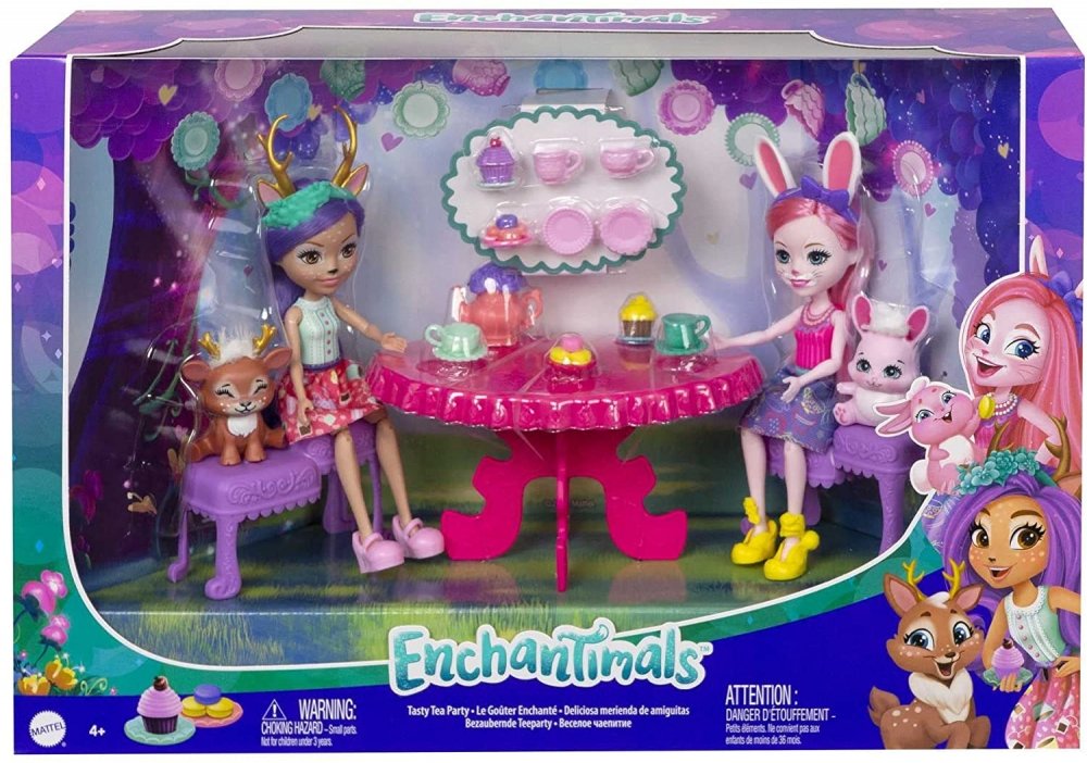 Mattel, Enchantimals, Herbatka zestaw lalki, Hff35 Wb2 - Enchantimals ...