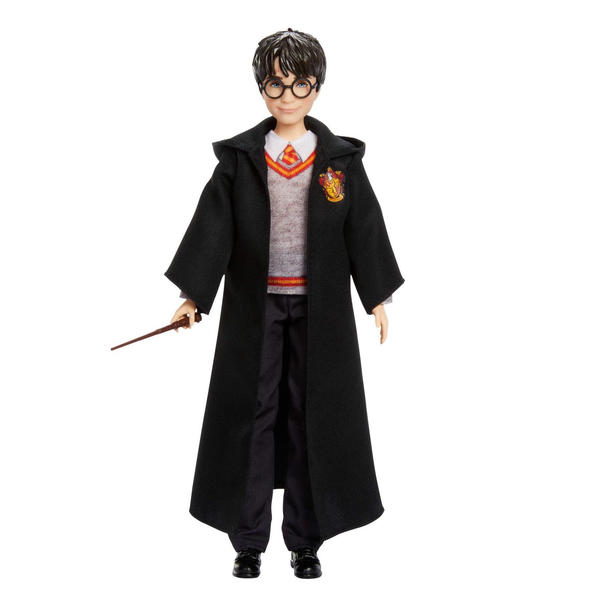 Mattel Harry Potter Lalka, zdejmowany mundurek Hogwartu, różdżka ...