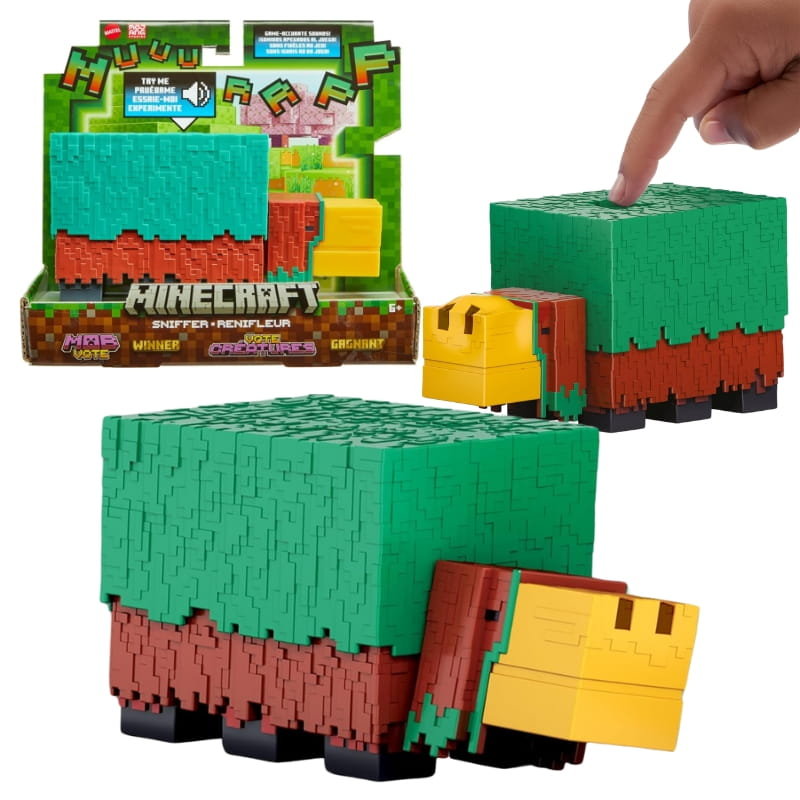 Mattel Minecraft Figurka Kolekcjonerska Z Gry Interaktywna Niuchacz ...