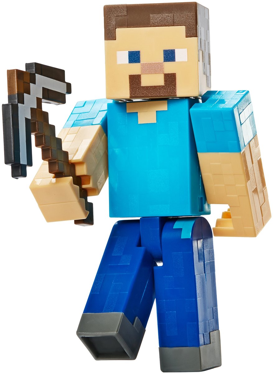 Mattel Minecraft Steve z kilofem Podstawowa figurka - Minecraft | Sklep ...