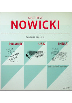 Matthew Nowicki - Barucki Tadeusz | Książka w Empik