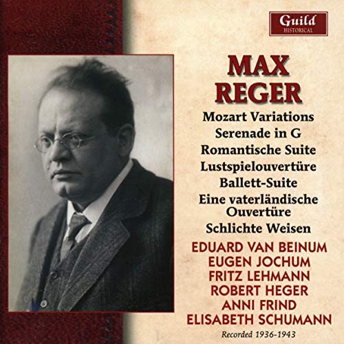 Max Reger Historical Recordings Made 1936-1943 - Various Artists ...