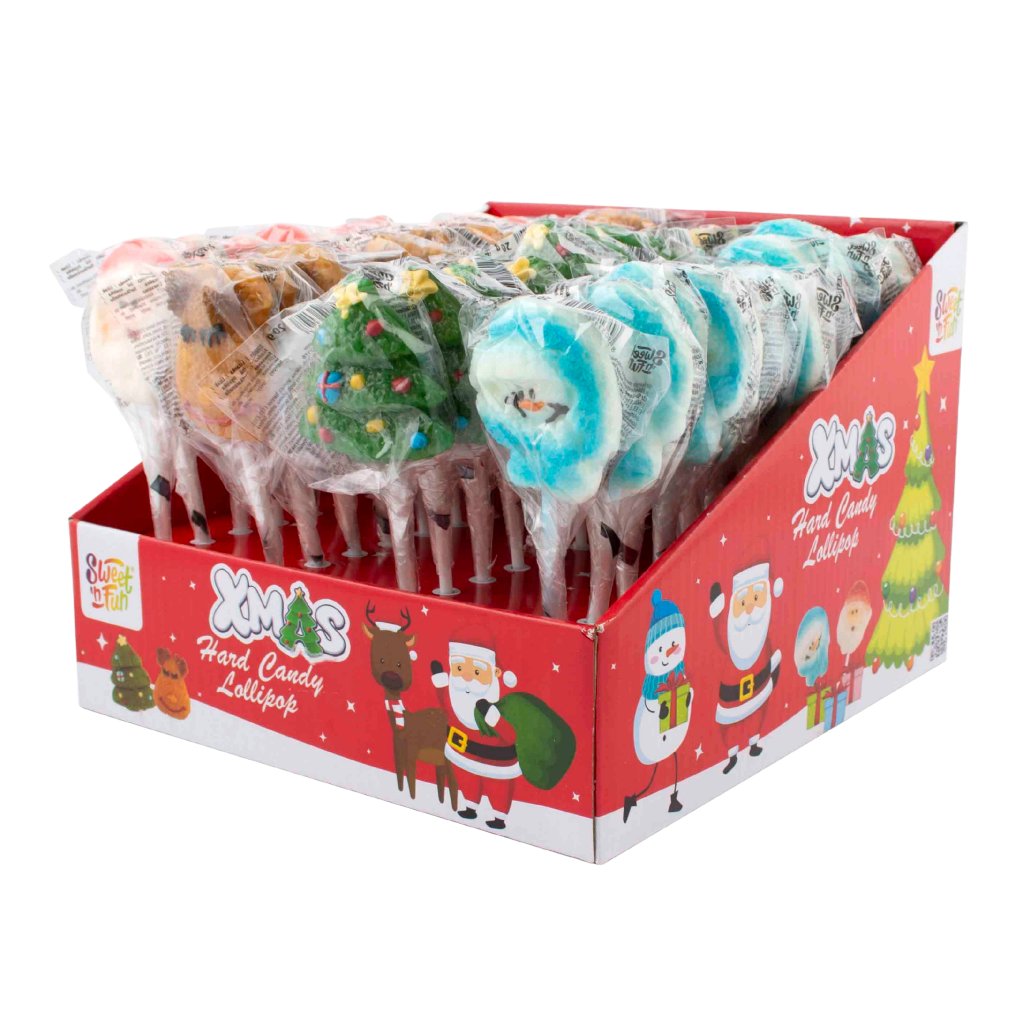 Maxco Lizak Xmas Zestaw Świątecznych Lizaków Candy Lolipops 48X20G ...