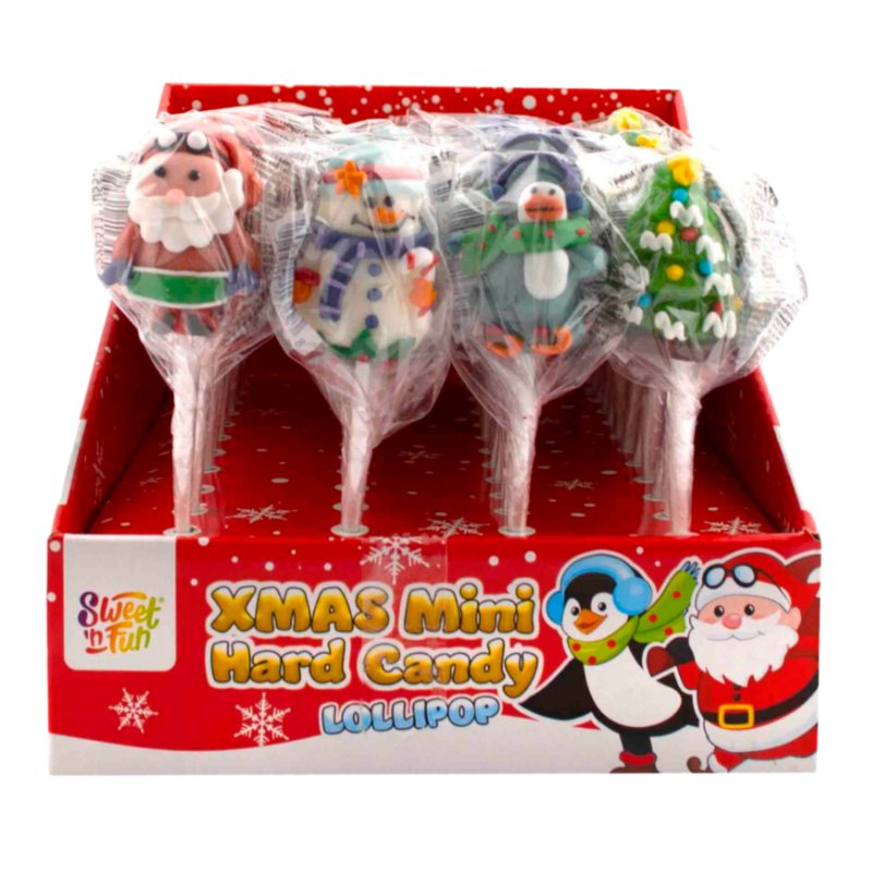 Maxco Lizak Xmas Zestaw Świątecznych Lizaków Mini Candy Lolipops 48X12G ...